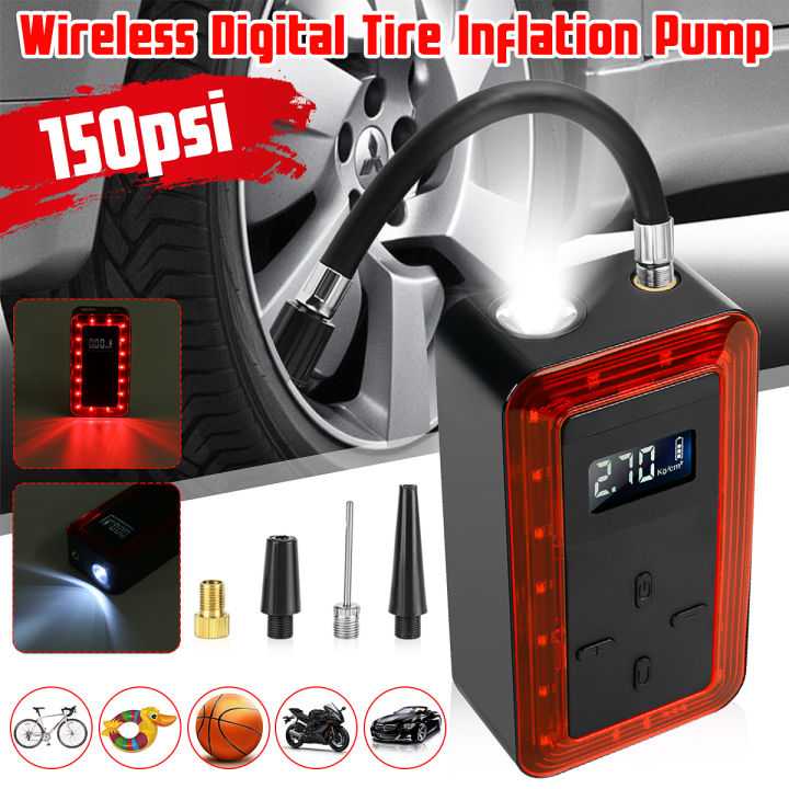 USB Charging New Digital Tire Inflator 12 Volt Car Portable Air ...