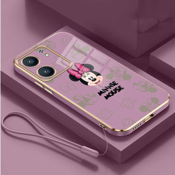 OPPO A5x A5 5G A5 Casing Cartoon Minnie Mobile Case Cute Mouse Straight ...