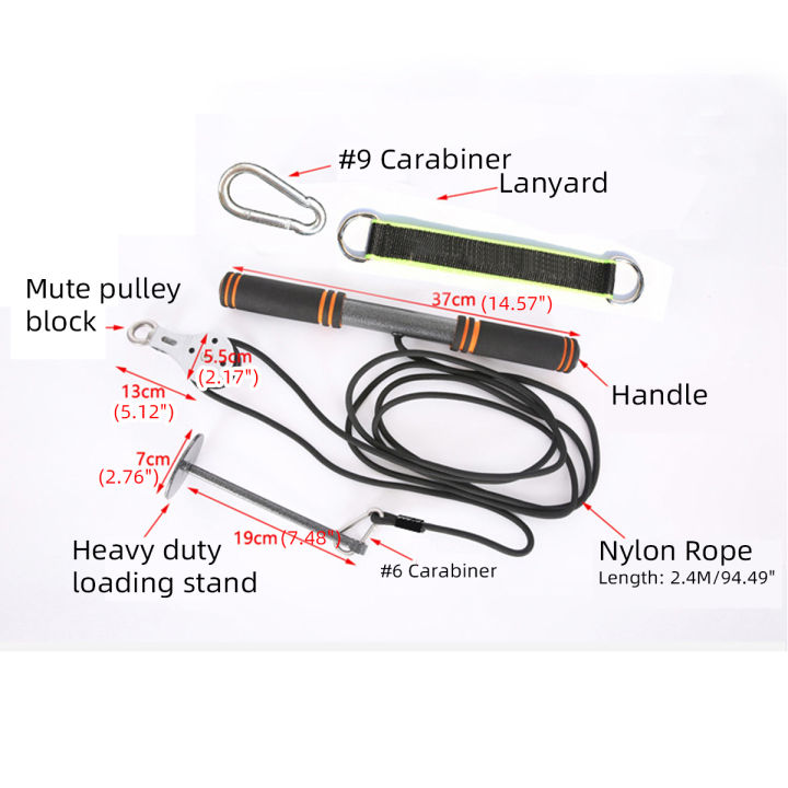 Fitness Pulley Cable System DIY Lifting Machine Triceps Rope Weight ...