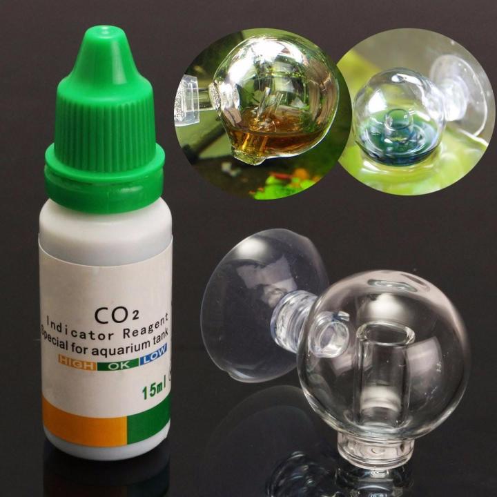 Aquatic Tools Durable DIY Aquarium CO2 Glass Drop Checker PH Long Term ...