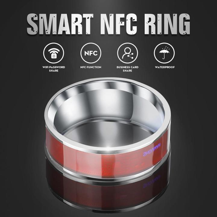 NFC Intelligent Digital Smart Ring Multifunctional Waterproof Finger ...