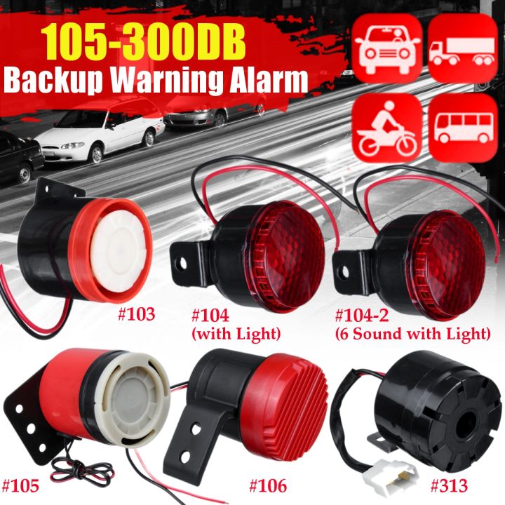 12-24V 12-36V 3 Sound 300dB Reverse Backup Car Warning Beeper Alarm ...