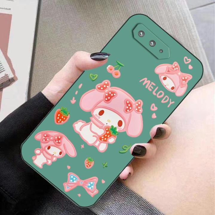 For Asus ROG Phone 5 5G Back Cover Case Fashion Cartoon Melody Square ...