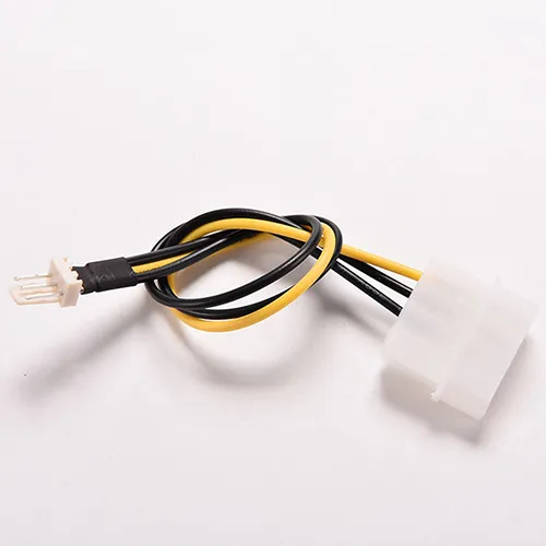 【ZIME】5 Pcs 4-Pin Molex/IDE to 3-Pin CPU Case Fan Power Connector Cable ...