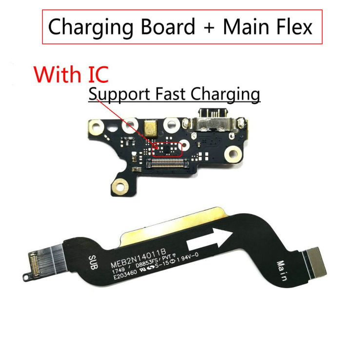 For Nokia 7 Plus USB Charging Dock Port Board with IC Connector Main ...