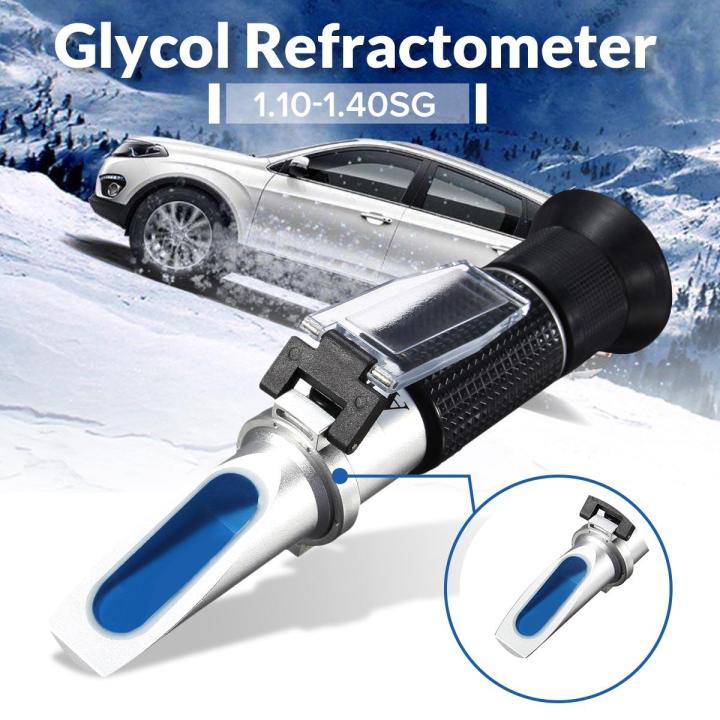 Glycol Refractometer Car Motors Fluids Antifreeze Ba-ttery Acid Engine ...