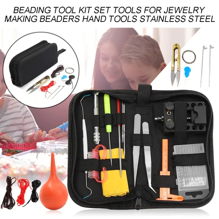 Beading Hand New Tool Kit Jewelry Making Beaders Polished Beaded Fully ...