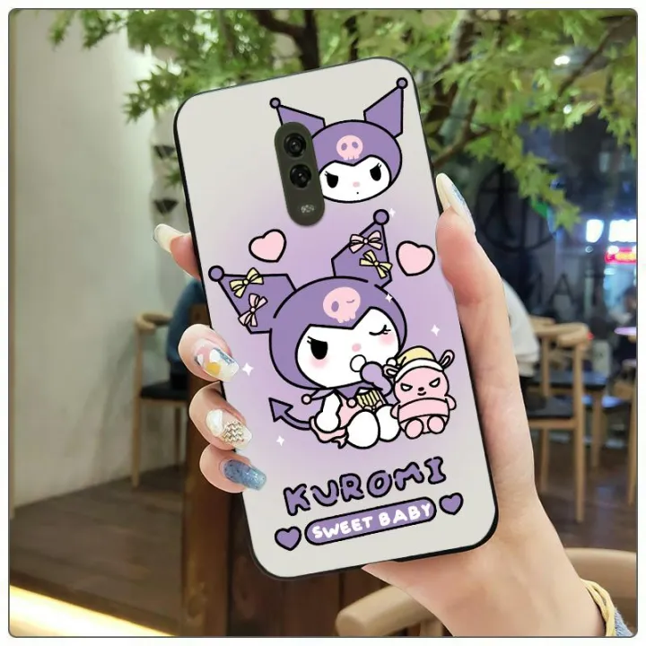 For OnePlus 6T Back Cover Case Fashion Cartoon Kuromi Square Frame ...