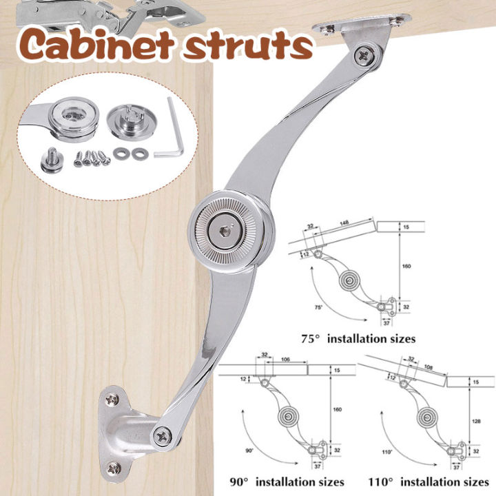Cupboard Cabinet Lid Premium Door Soft Close Stay Support Hinge Damper ...