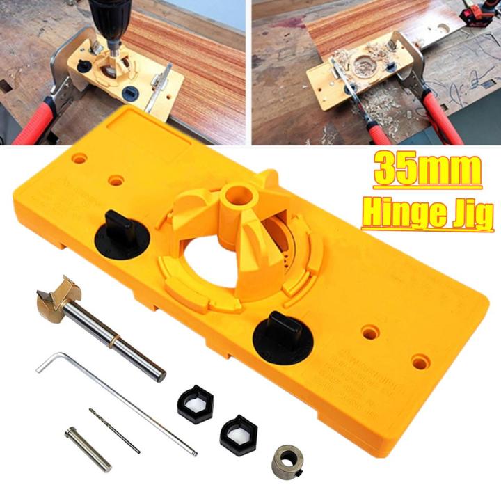 35mm Cup Style Hinge Jig Forstner Bit Drill Guide Set For Kreg Door ...