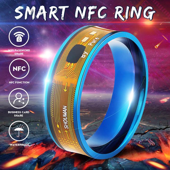 NFC Multifunctional Waterproof Intelligent Digital Smart Ring Magic ...