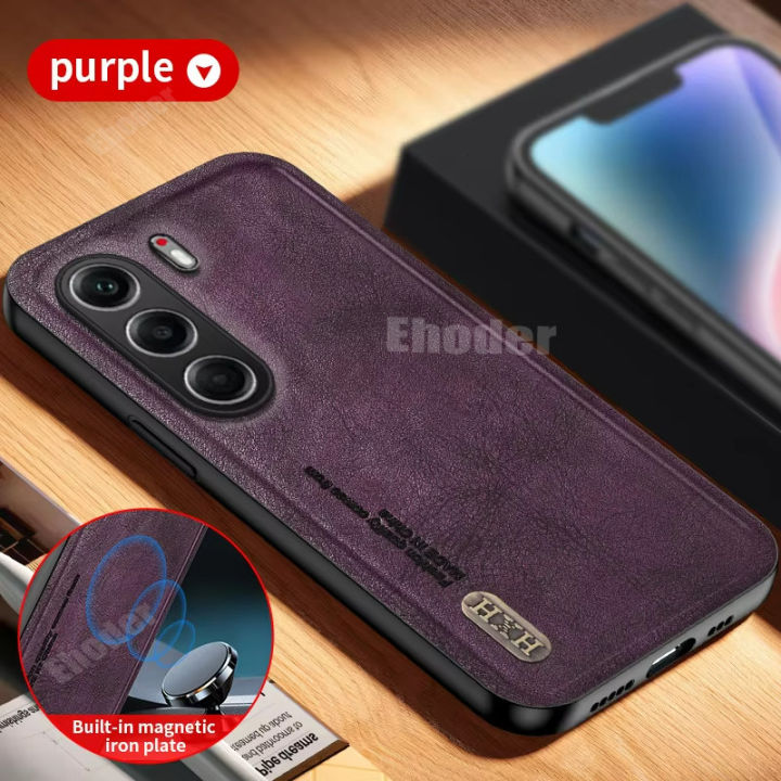 xipare for Tecno Camon 40 Premier 5G luxury retro texturrd cortex phone ...