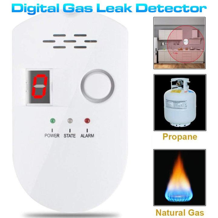 Digital Gas Premium Leak Detector Propane Butane Methane Tools DIY ...