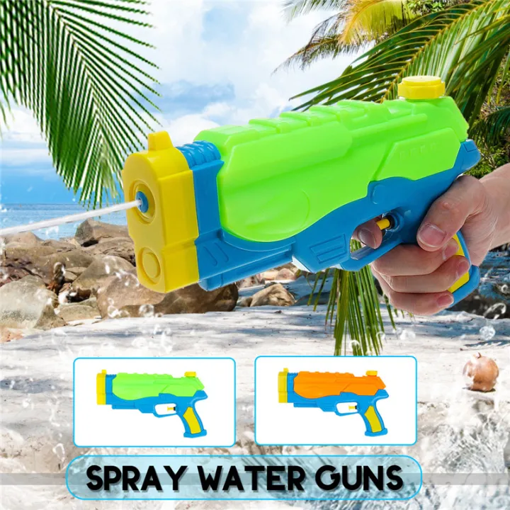 【NEW】(GREEN/ORANGE) High-pressure Spray Best Water Gun Shoot Sprayer ...