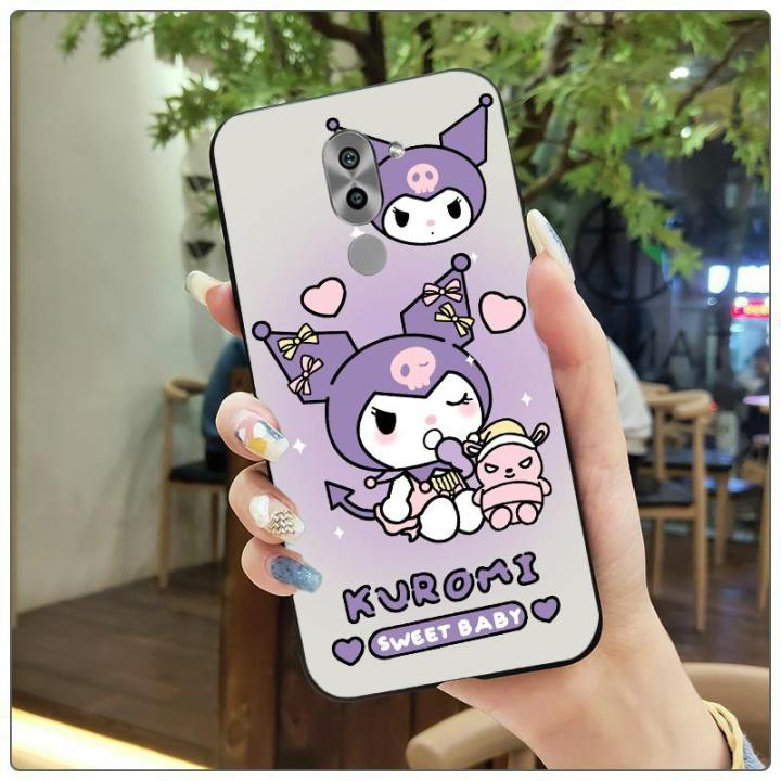 For Honor 6x Back Cover Case Fashion Cartoon Kuromi Square Frame ...