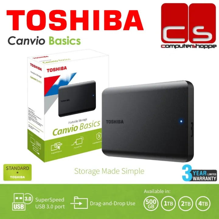 New specials Toshiba Canvio Basic/Partner Series Portable External Hard ...