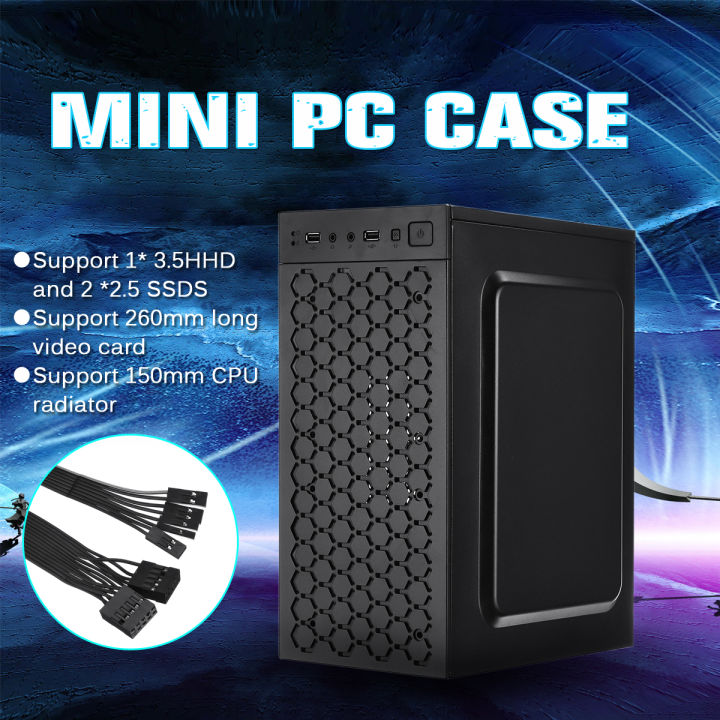 Mini PC Case Best USB2.0 Chassis Computers Support 3.5HHD 2.5SSDS CPU ...