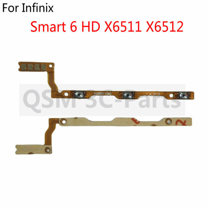 Power Switch Volume Button Flex Cable Replacement for Infinix Smart 6 ...
