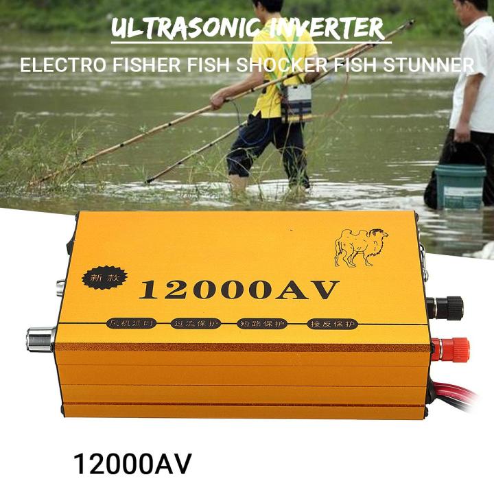 12000V/AC Ultrasonic New Inverter Tools DIY Electro Fisher Fish Shocker ...