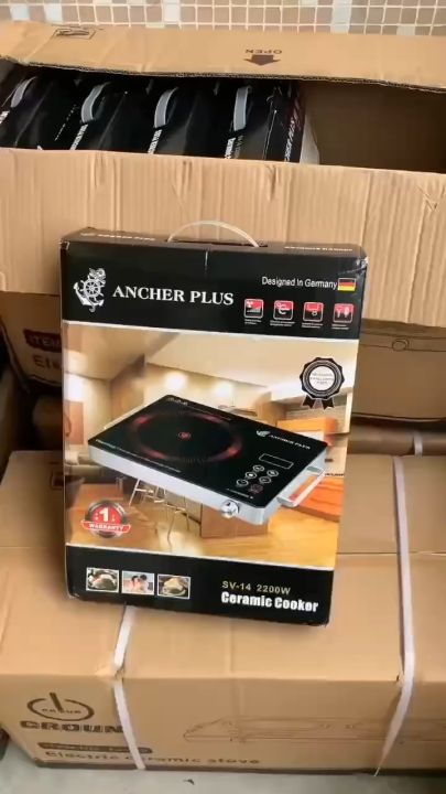 ANCHER Plus 2200W Electric Ceramic Cooker Stove Hot Plate Induction ...