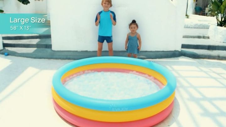 INTEX Sunset Glow Baby Bathtub 58*13 Inch | 147*33 CM Inflatable ...