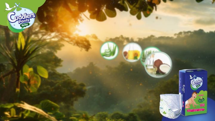 Cuddlers HERBAL Diaper Medium 46 pcs (6-11 kg) | Daraz.com.np