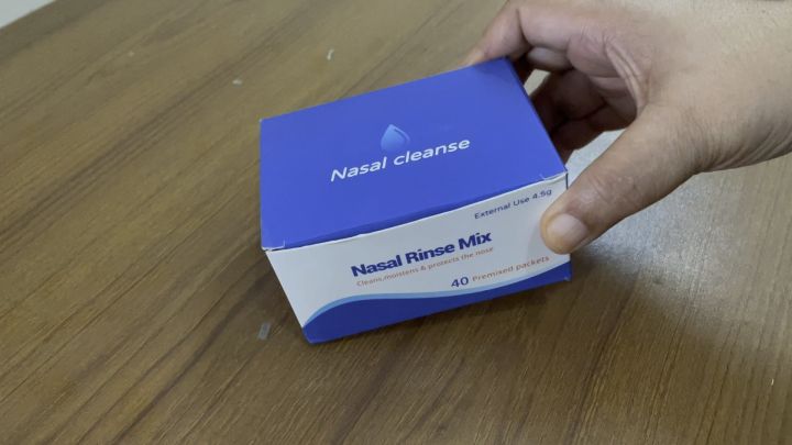 40 Packs Nasal wash Nose Care Salt Nasal Cleaning Salt Saline Packet ...
