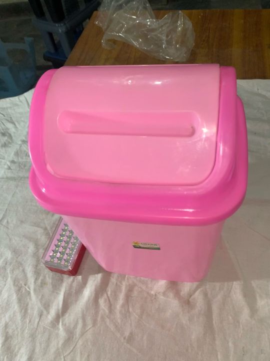 Dustbin Swing with Lid cover - Kitchen Dustbin. Office Dustbin | Daraz.pk