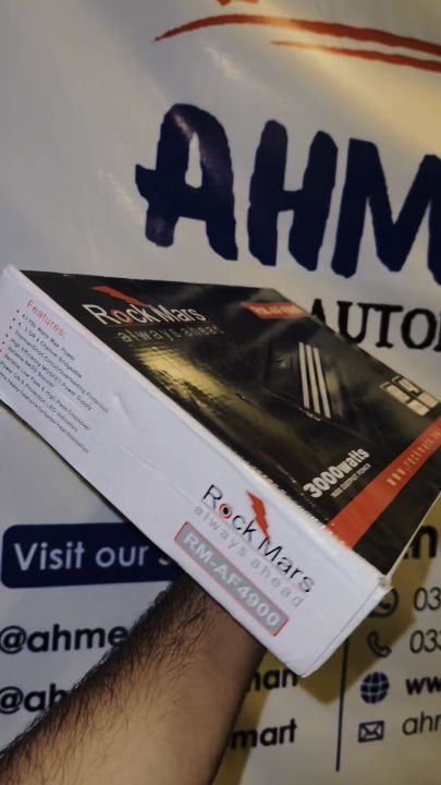 Rock Mars RM-AF4900 4 channel amplifier Original 100 Percent Universal ...