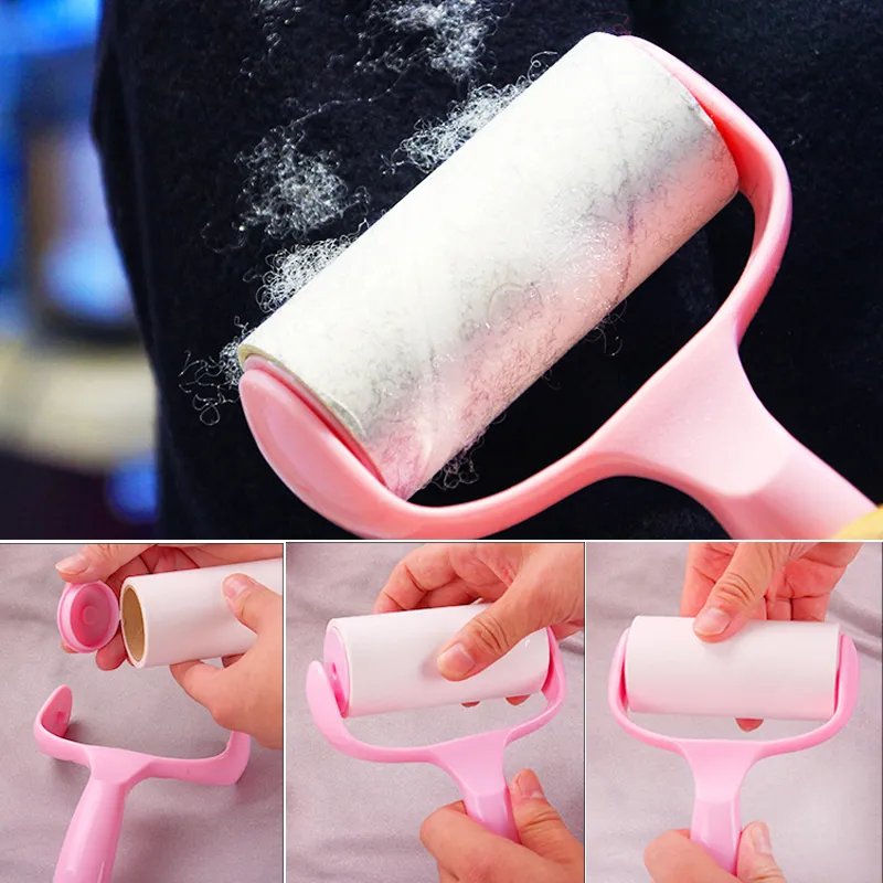 Roller Sticking Device Clothes Coat Sticky Lint Roller Hair Remover ...