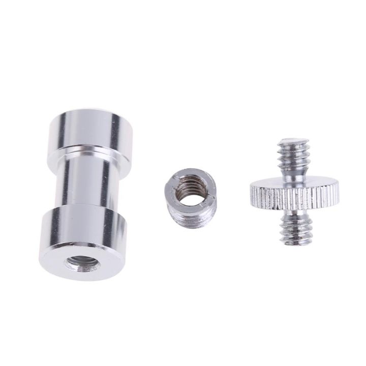 3 in 1 Tripod Screw 1/4 3/8 Inch To Flash Mount Holder Camera Adapter ...