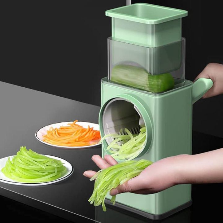 Vegetable Grater Hand Rotating Slicer – Multipurpose Salad Slicer, Veg ...