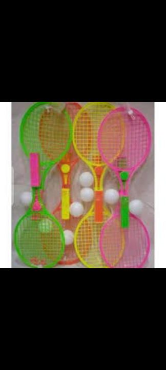 Multicolor Plastic Racket pair | Daraz.pk