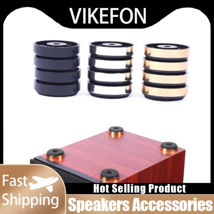 VIKEFON Stereo Shock Absorption Gold Sliver Black DIY Speaker Isolation ...