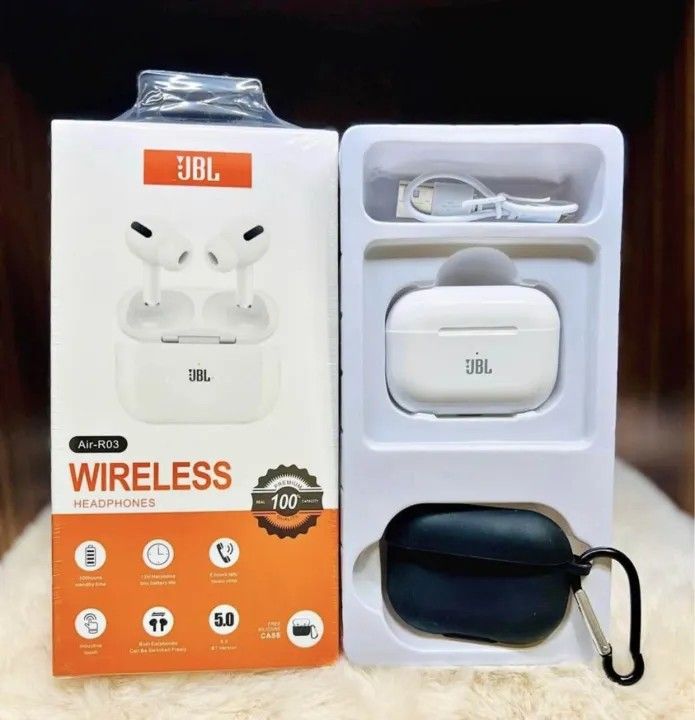 JBL Air R03 Bluetooth AirPods With Silicone Case | Daraz.lk