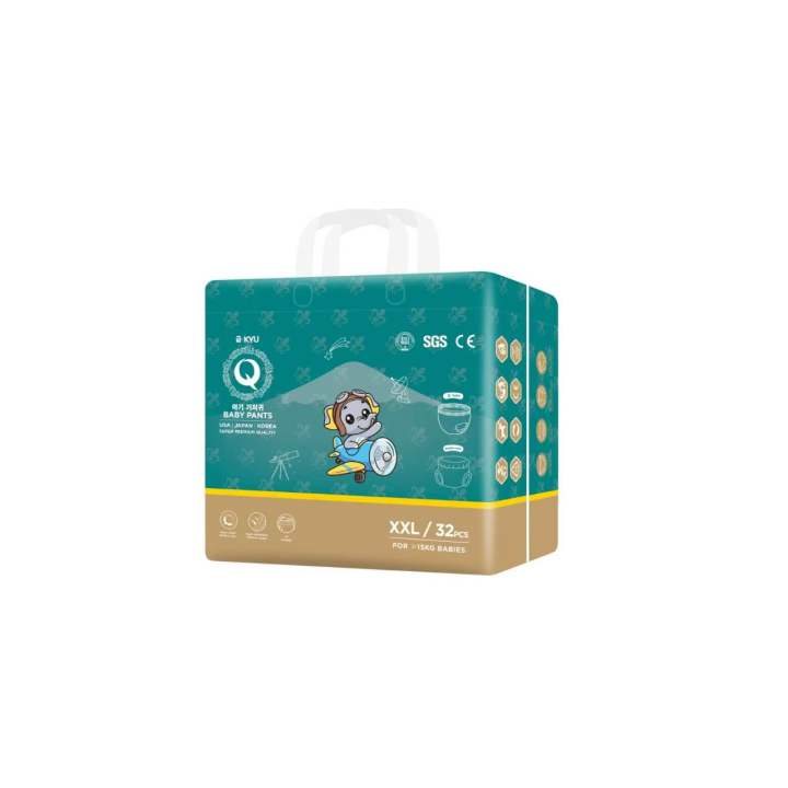 KYU Super Premium Diaper Pants XXL 32 pcs | Daraz.com.np