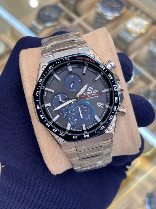 CASIO EDIFICE SILVER 3M STEEL WATCH | Daraz.lk