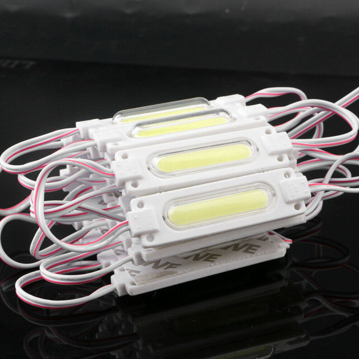10pcs/lot injection with lens COB LED module waterproof LED back light ...