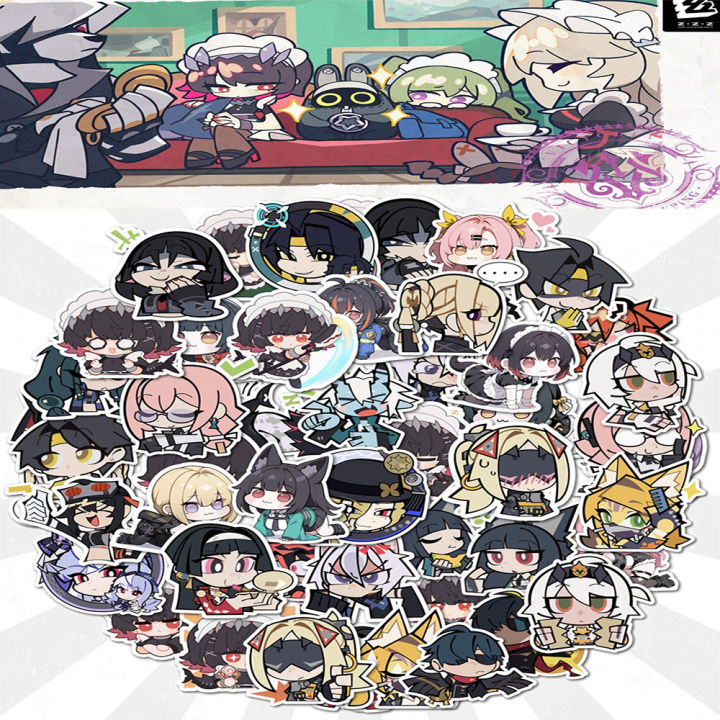 50 sheets game Zenless Zone Zero Graffiti stickers car Luggage sticker ...