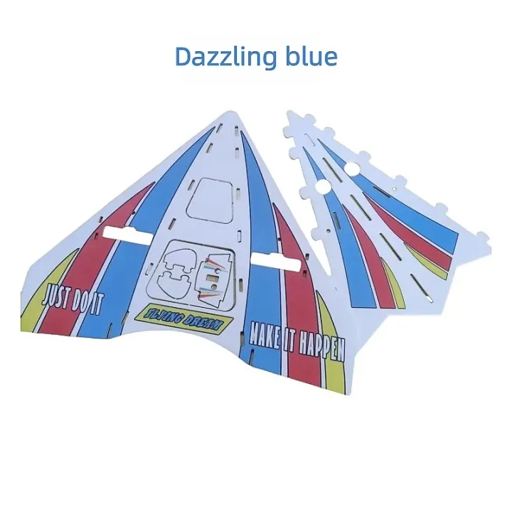 Model airplane fixed wing magic board DIY mini remote control paper ...