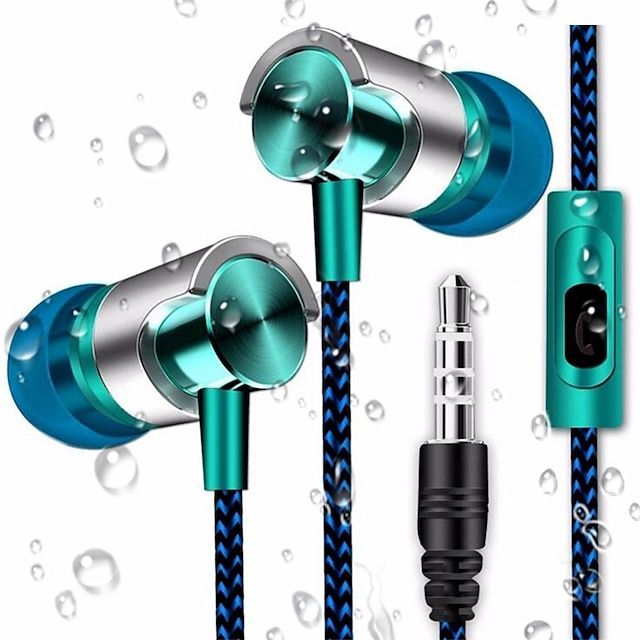 Wired In-ear Earphone In Ear Noise Cancellation Ergonomic Design Stereo ...