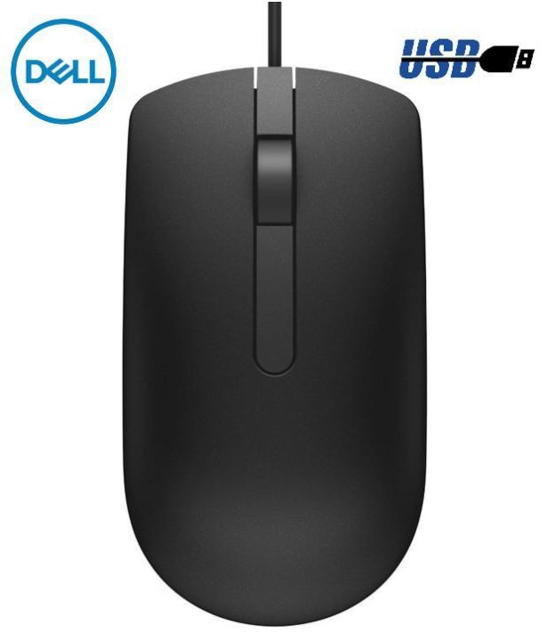 Dell Optical Mouse - Black | Daraz.lk