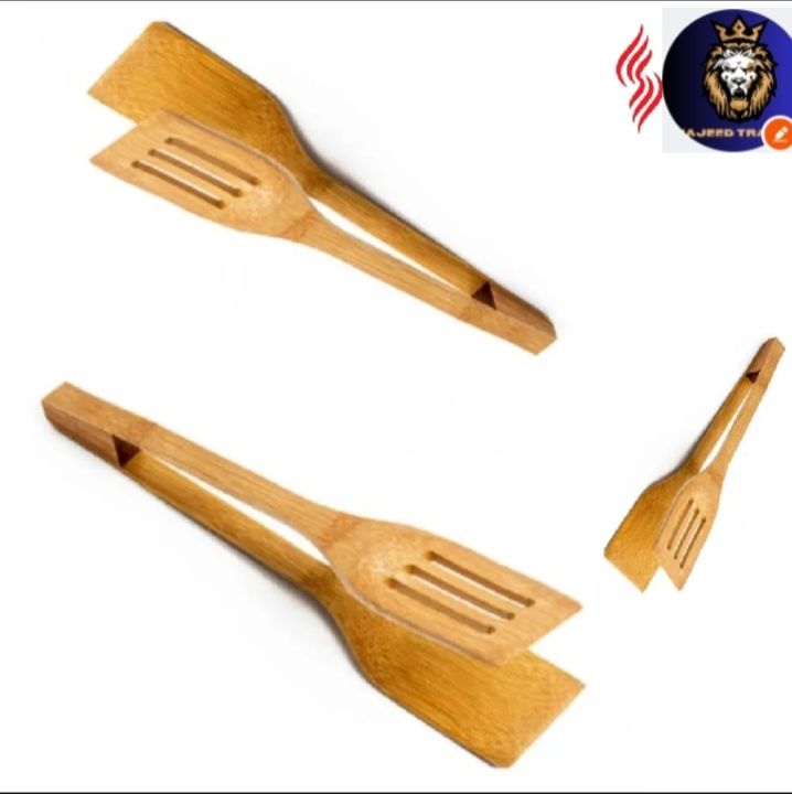 Wooden Tong 12 inch, Chimta For Roti, Parhtha, Food serving utensils ...
