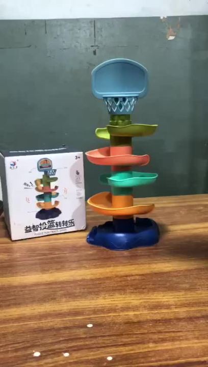 Colorful Spiral Ball Drop Tower – Educational Rolling Ball Game (3 ...