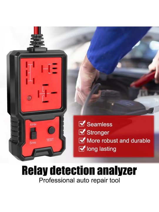 Automotive Relay Tester Voltage Tester Automotive Battery Inspector LED ...