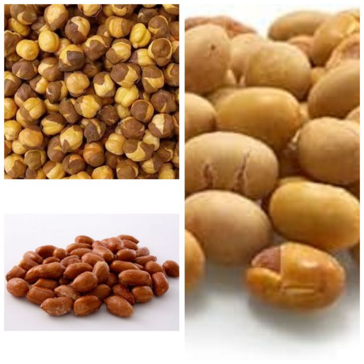 Picnic Pack - Roasted Chick Pea/Bhatmas/Peanuts (200g Each) - 600g ...