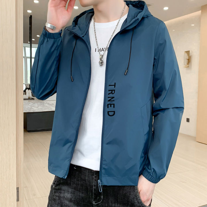 Men New Cooling Spring Autumn Jacket Outdoor Hiking Windproof Clothe ...