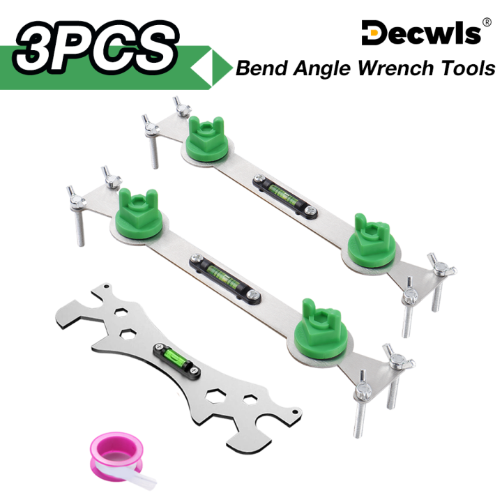 Bend Angle Wrench Tools with Level Shower Faucet Installation & Durable ...