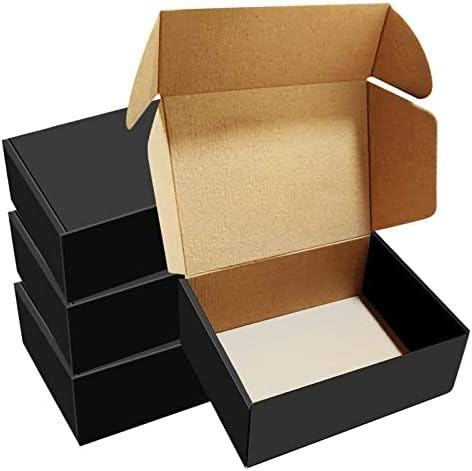 Medium Black Boxes 6X4X2 Inches - Premium Black Boxes With Lamination ...