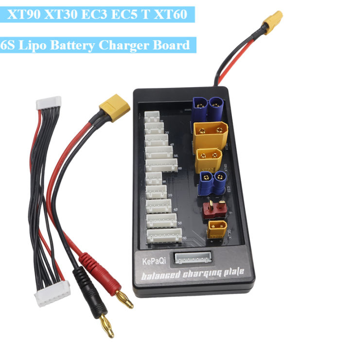 New XT90 XT30 EC3 EC5 T XT60 6S Connector Lipo Battery Charger Board 2 ...